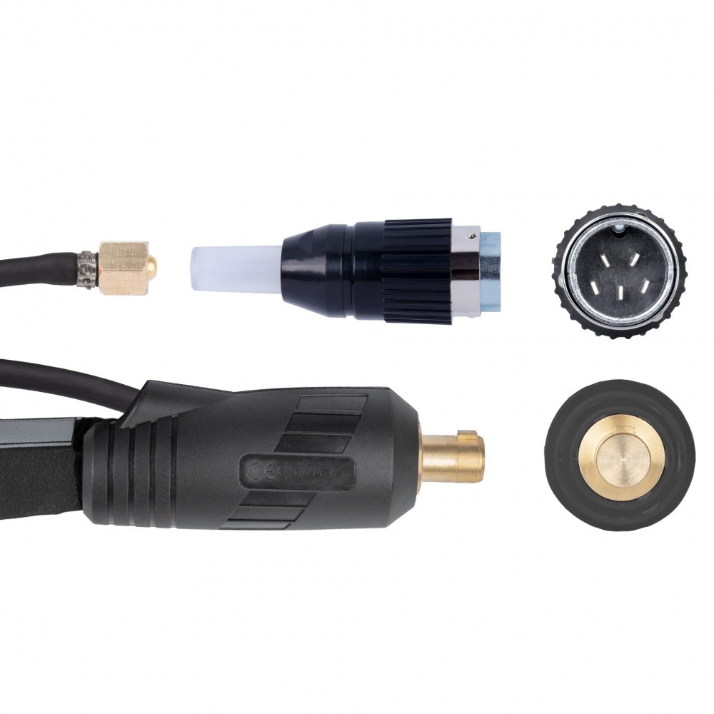 TIG torch 9, 4m, Easy series, mini 1B, package X, control plug fit to ...