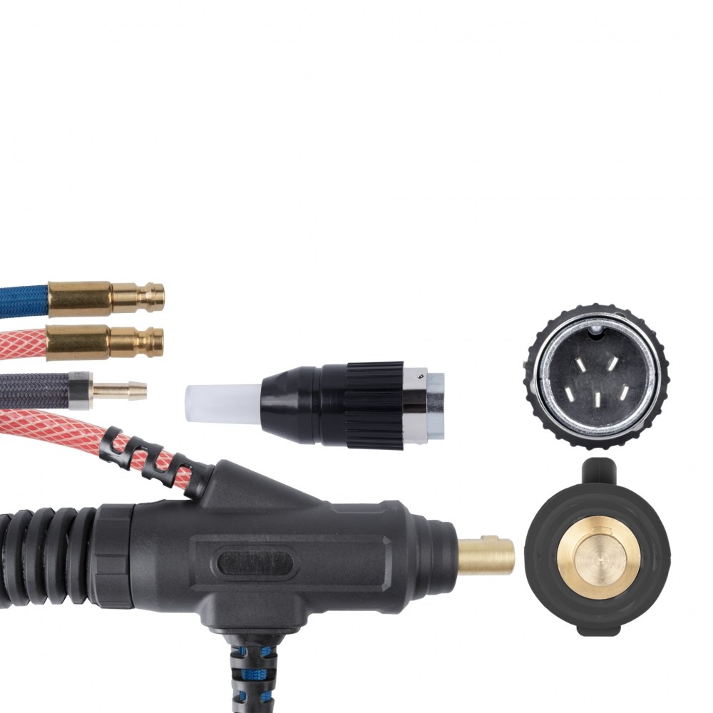 TIG 18 torch, 4m, ProFLEX series, 1B, U package, control plug fit LINCOLN® | Bourzougas